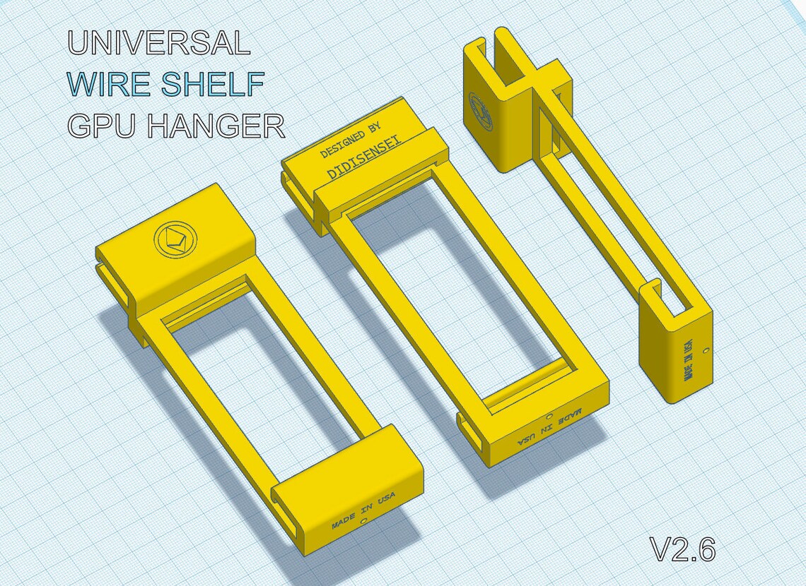 Universal Wire Shelf GPU Hanger GPU Bracket GPU Mount - Etsy