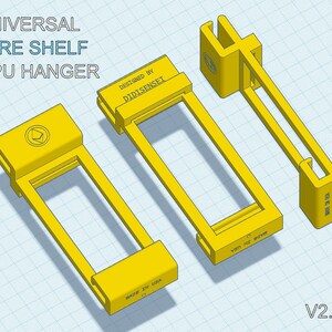 Universal Wire Shelf GPU Hanger GPU Bracket GPU Mount Mining Rig Made ...