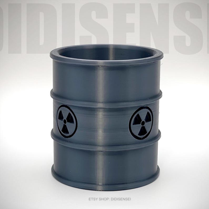 Radioactive Barrel Pencil Holder Cup - Tool Organizer - Toothbrush ...