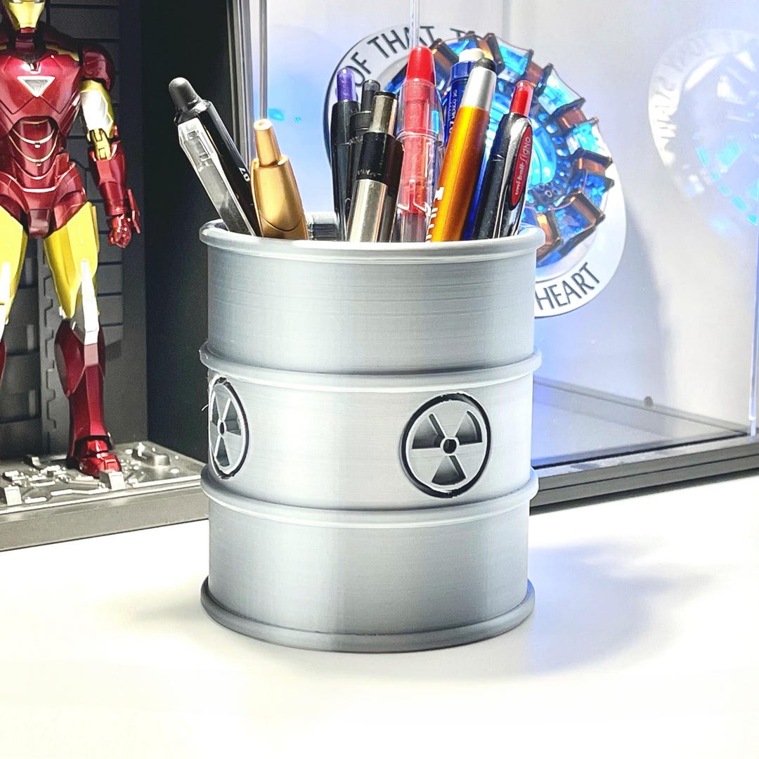 Radioactive Barrel Pencil Holder Cup - Tool Organizer - Toothbrush ...