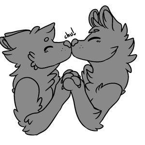 Chu! YCH Base - Furry Base, YCH, OC, Lovers, Canine, Dog, Wolf, Couple ...