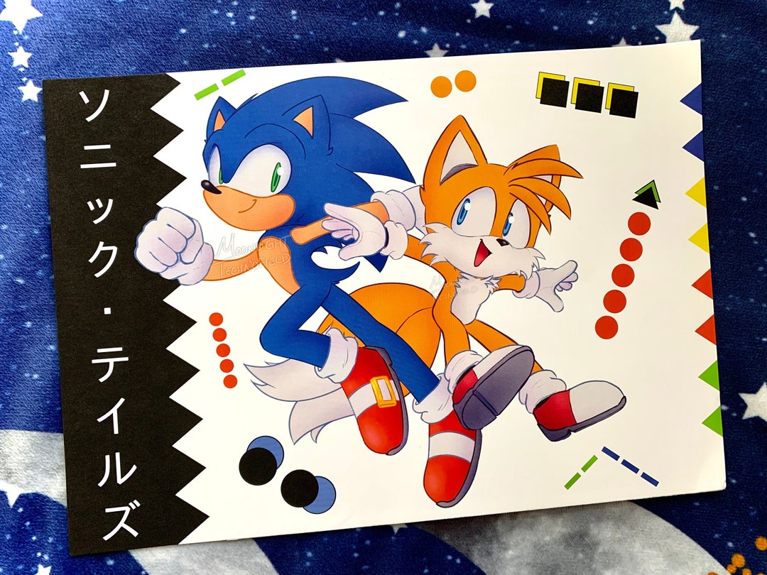 Sonic & Tails Art Print - Etsy