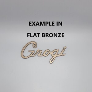 Custom Text Emblems in Classic Cursive Style - Etsy