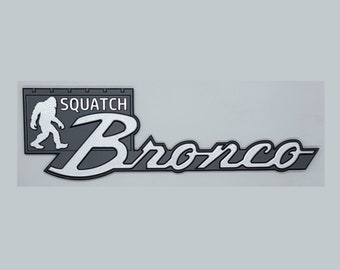 Classic Bronco Emblem - Etsy
