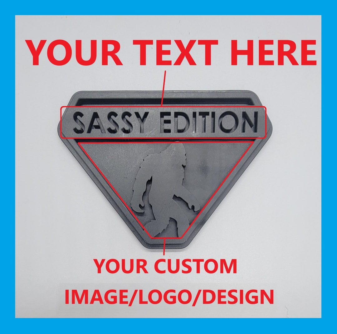 Custom Fender Emblem | Personalized Badge | Fits Bronco Badlands ...