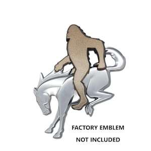 Add-a-squatch - Sasquatch Riding Bronco - Etsy