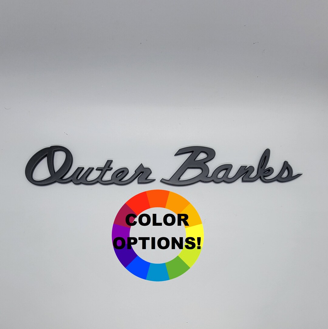 Outer Banks Emblem Classic Bronco Script Style Pair - Etsy