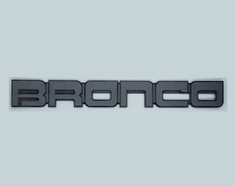 Script Bronco Emblem - Etsy