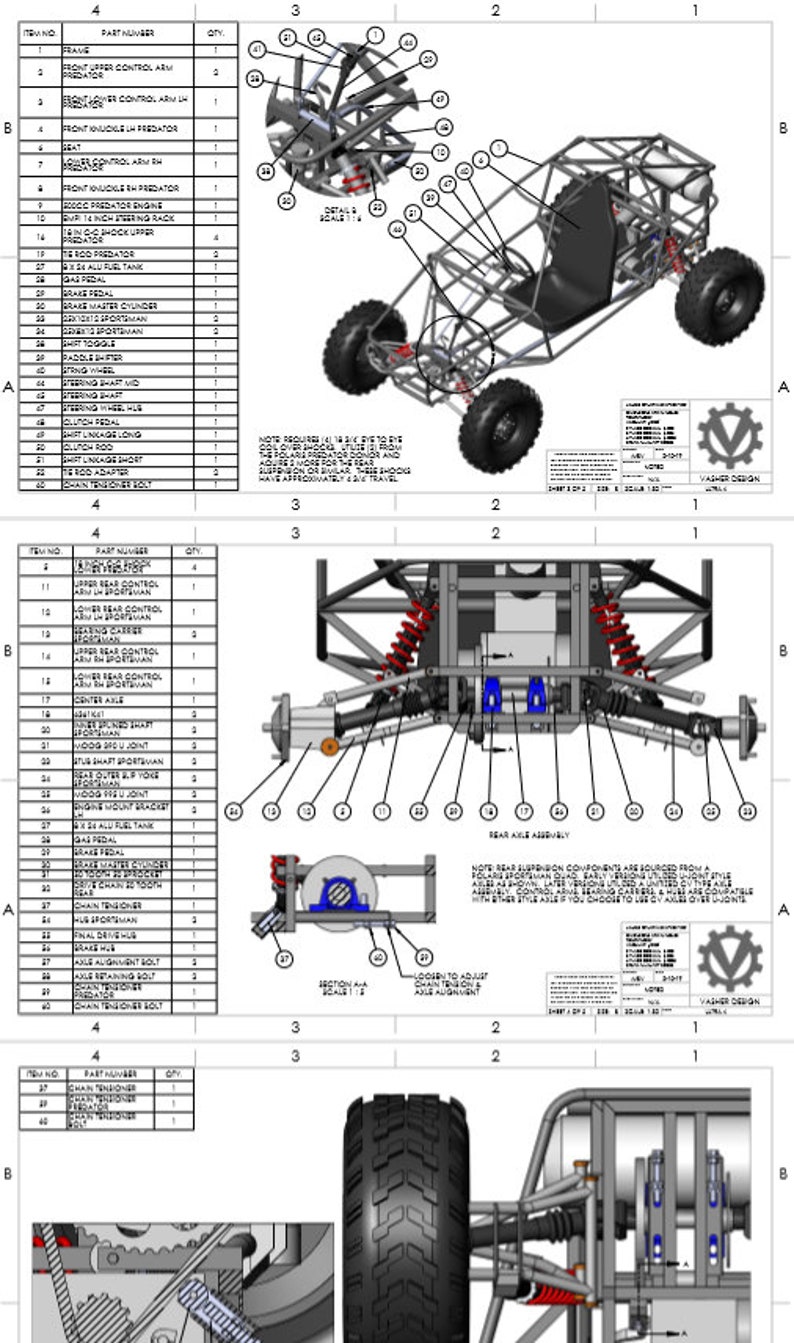 Mark I and Mark II Buggy Build Plans - Full Blueprints and Materials ...