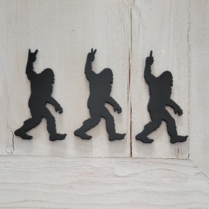 Sasquatch Giving Hand Gesture Emblem - Etsy