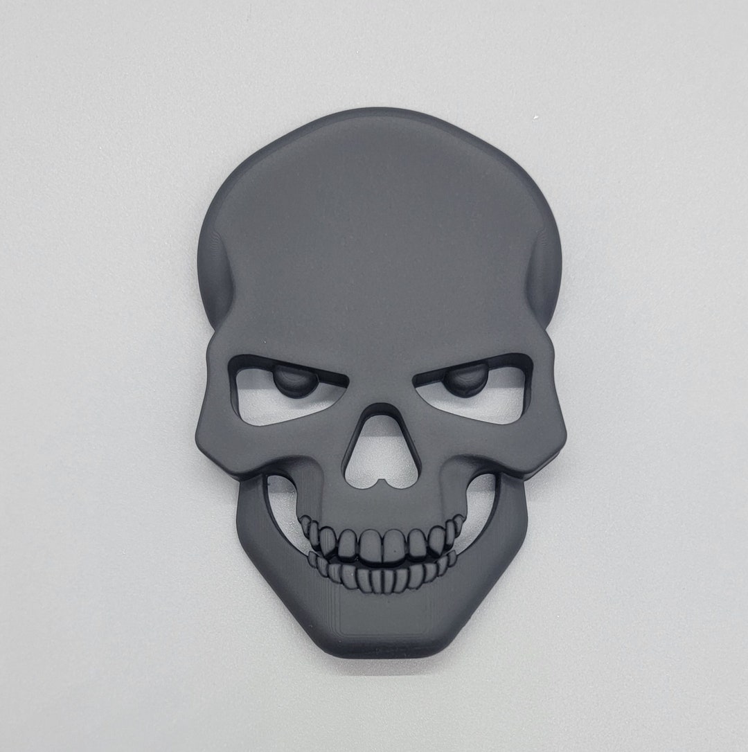 Skull Car Emblem Badge 3D, See-through Design - Etsy