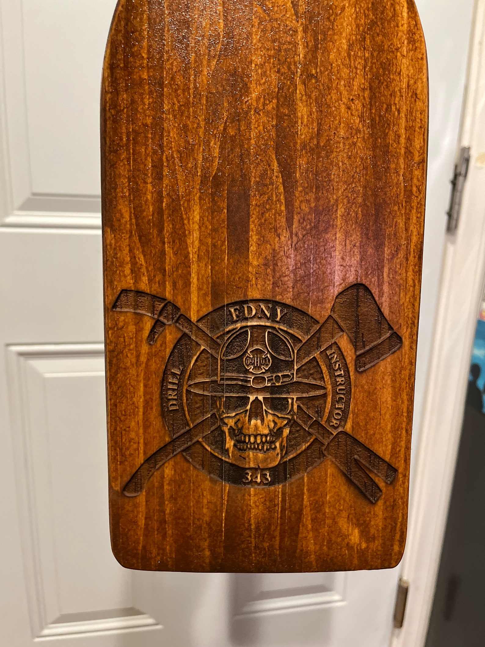 Custom Laser Engraved and Wrapped Paracord Paddle, Meticulously Wrapped ...