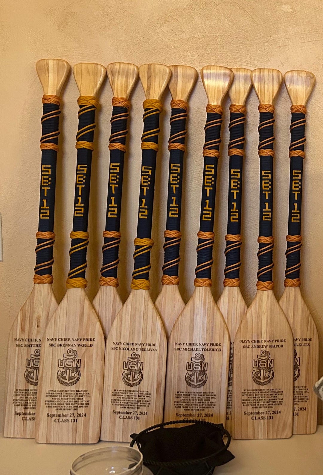 Custom Laser Engraved and Wrapped Paracord Paddle, Meticulously Wrapped ...