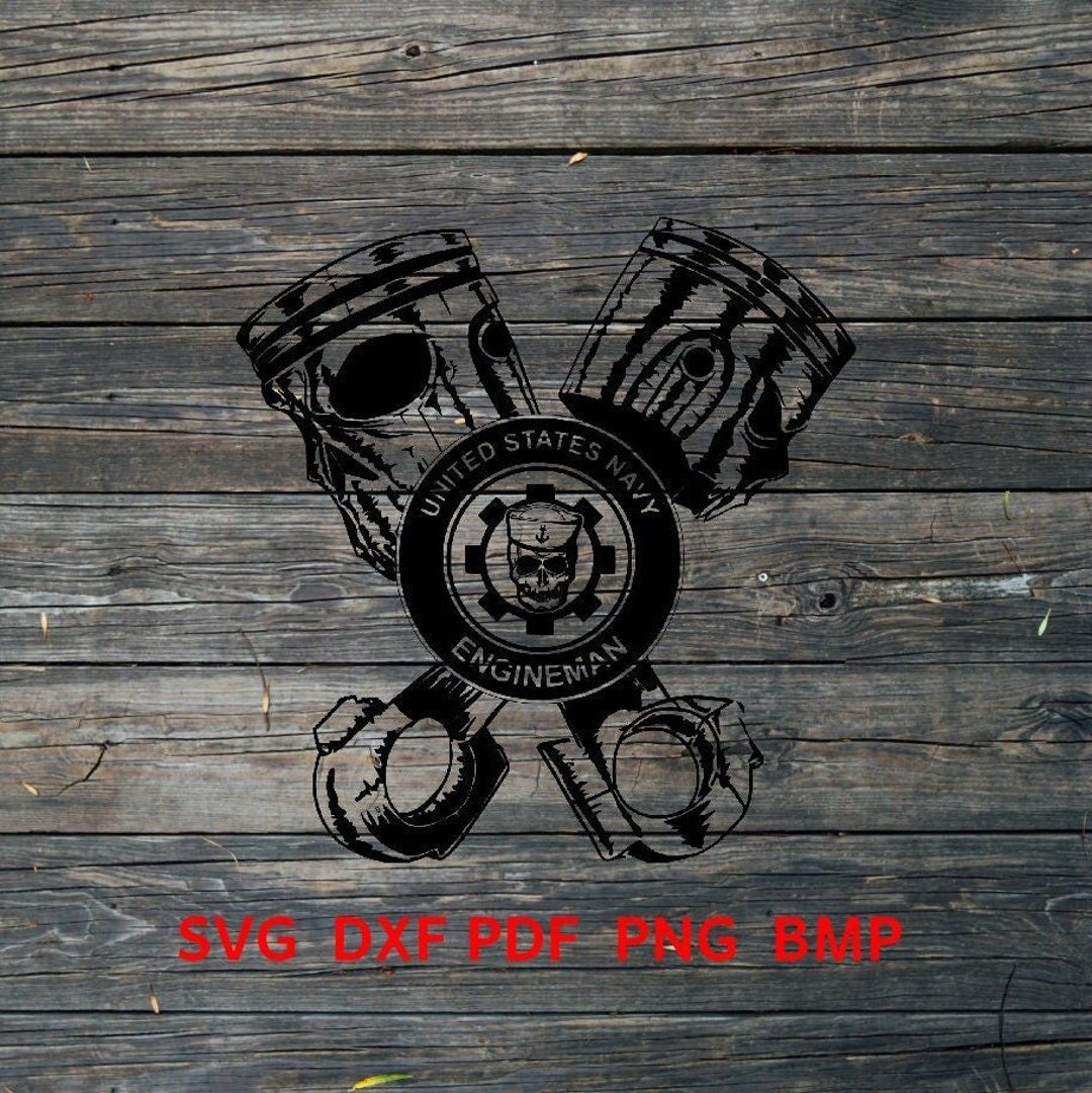 Navy Engineman SVG Dxf Svg Pdf Png Bmp Cut Files - Etsy