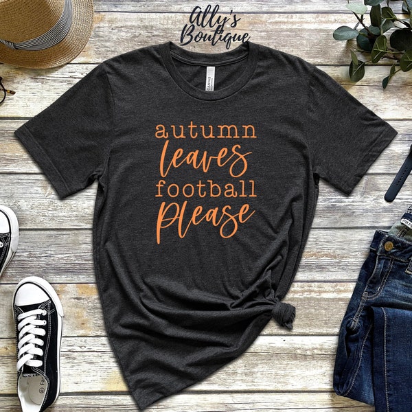 Autumn Leaves and Football Please - Etsy