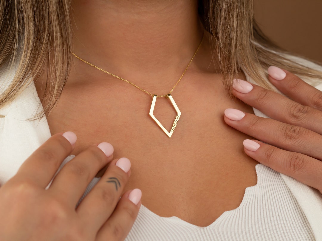 Customize Geometric Ring Holder With Name, Magical Engagement Ring ...