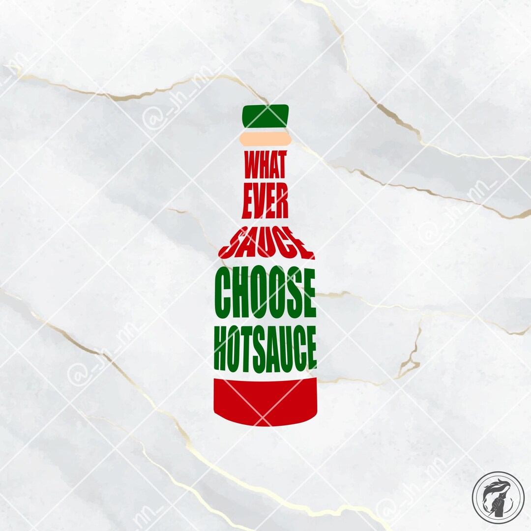 Hot Sauce Word Art SVG, Food Art SVG, Spicy Kitchen Decor, Hot Sauce ...