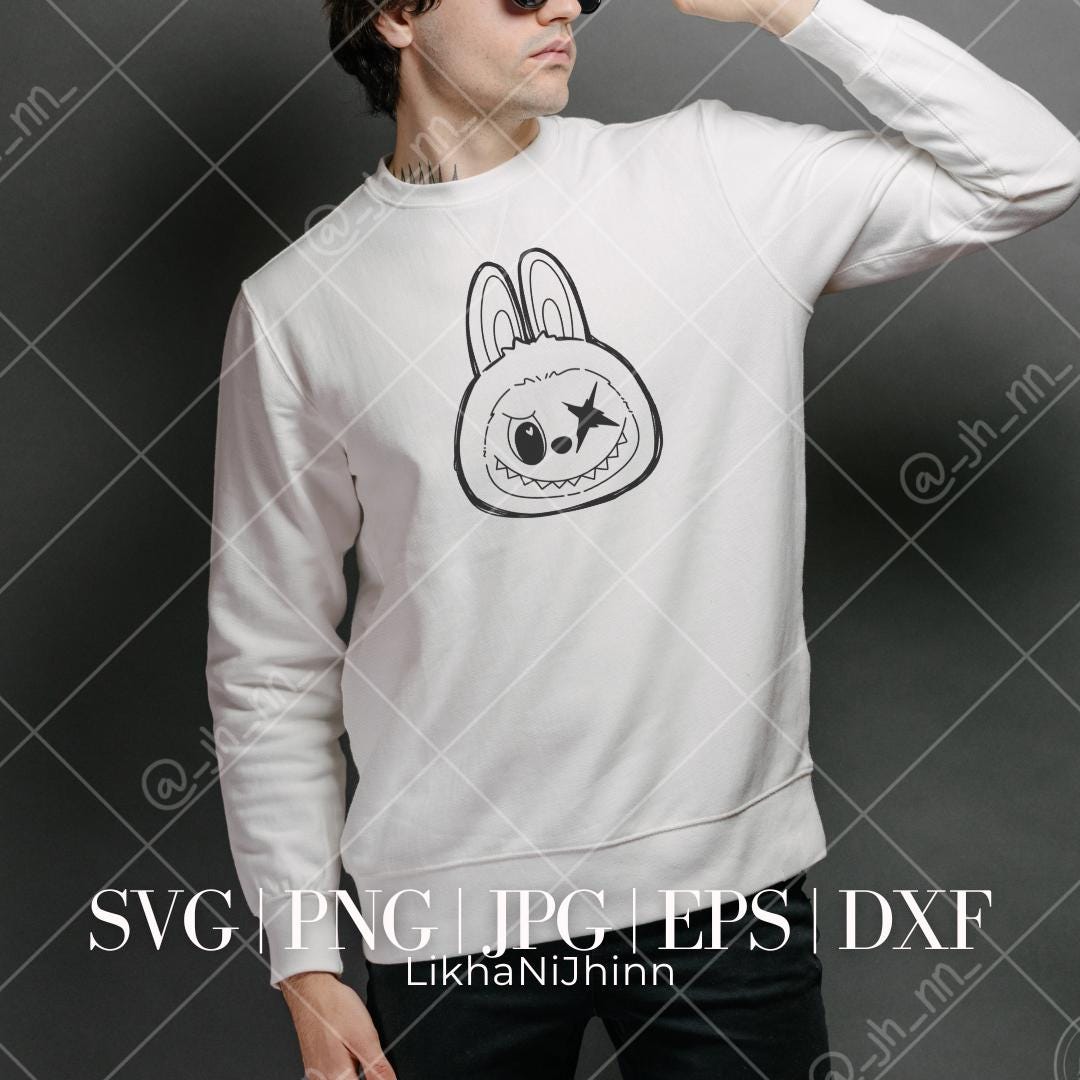 Graffiti Labubu, Labubu Svg, Cute Labubu Png, Gangster Labubu, Urban ...