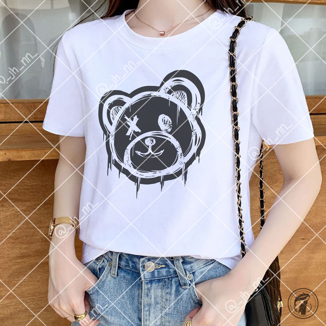 Graffiti Teddy Bear, Inverse Teddy Bear Svg, Voodoo Teddy Bear ...