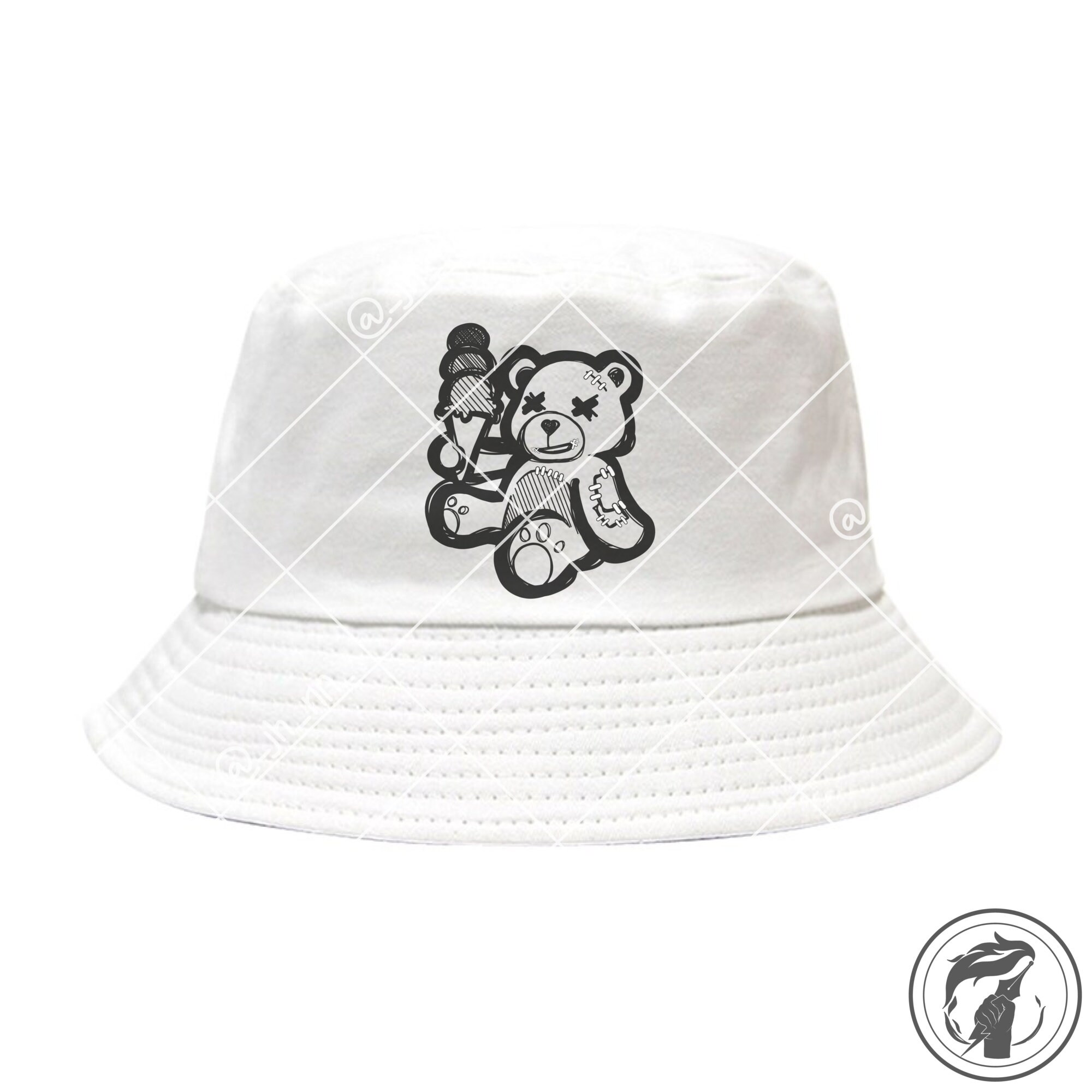 Teddy Bear Svg, Teddy Bear Ice Cream Graffiti PNG, Voodoo Teddy Bear ...
