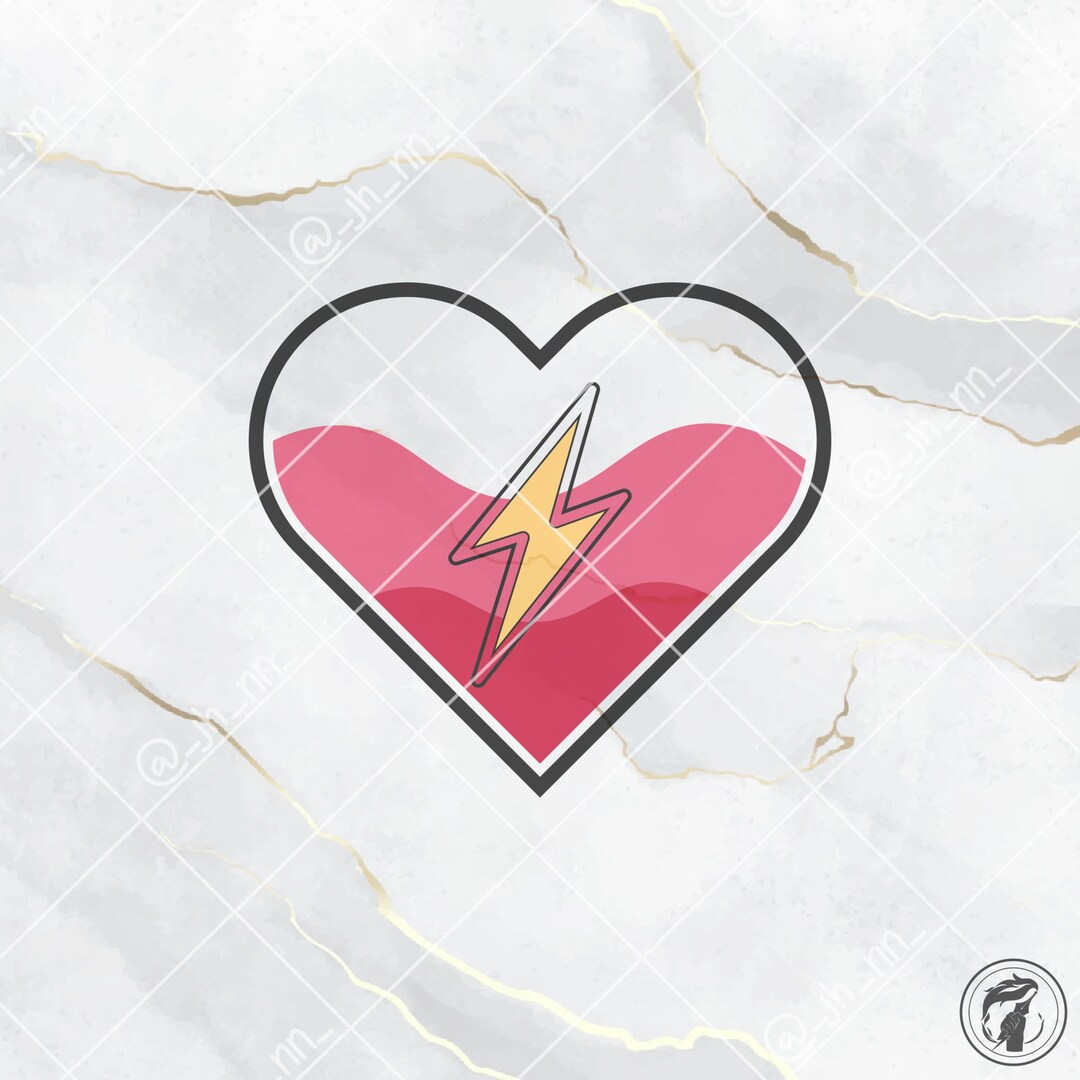 Valentines Heart SVG, Love Hearts SVG, Charge Heart PNG, Valentines Day ...