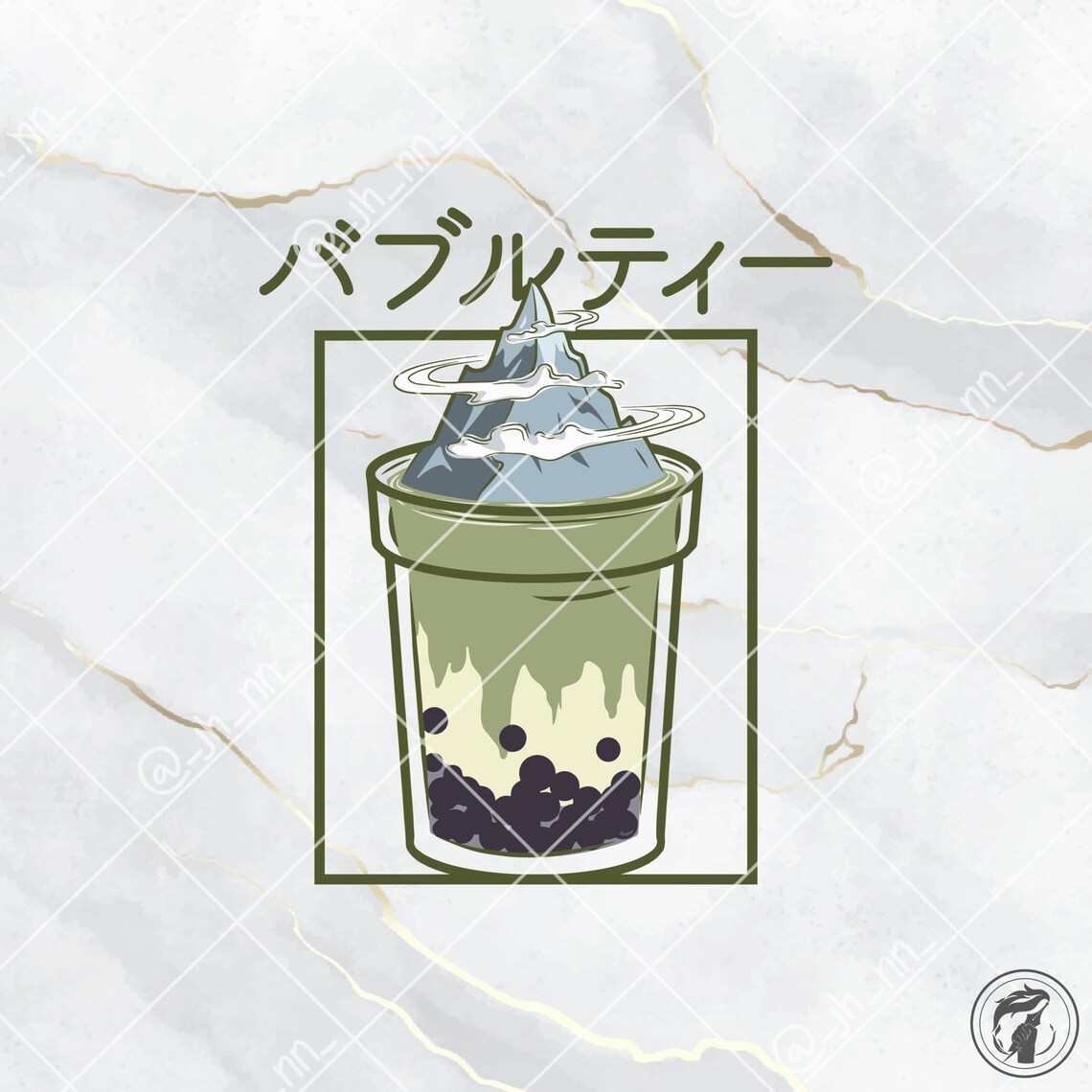 Matcha Svg, Japanese Aesthetic Png, Retro Digital Print, Matcha Boba T ...