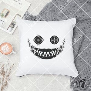 Coraline Button Eyes Svg, Happy Halloween Png, Graffiti Trick or Treat ...
