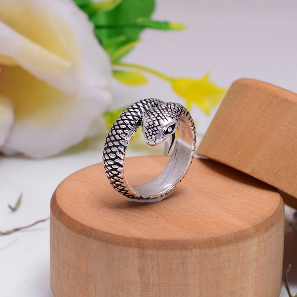 Mens Snake Ring - Etsy