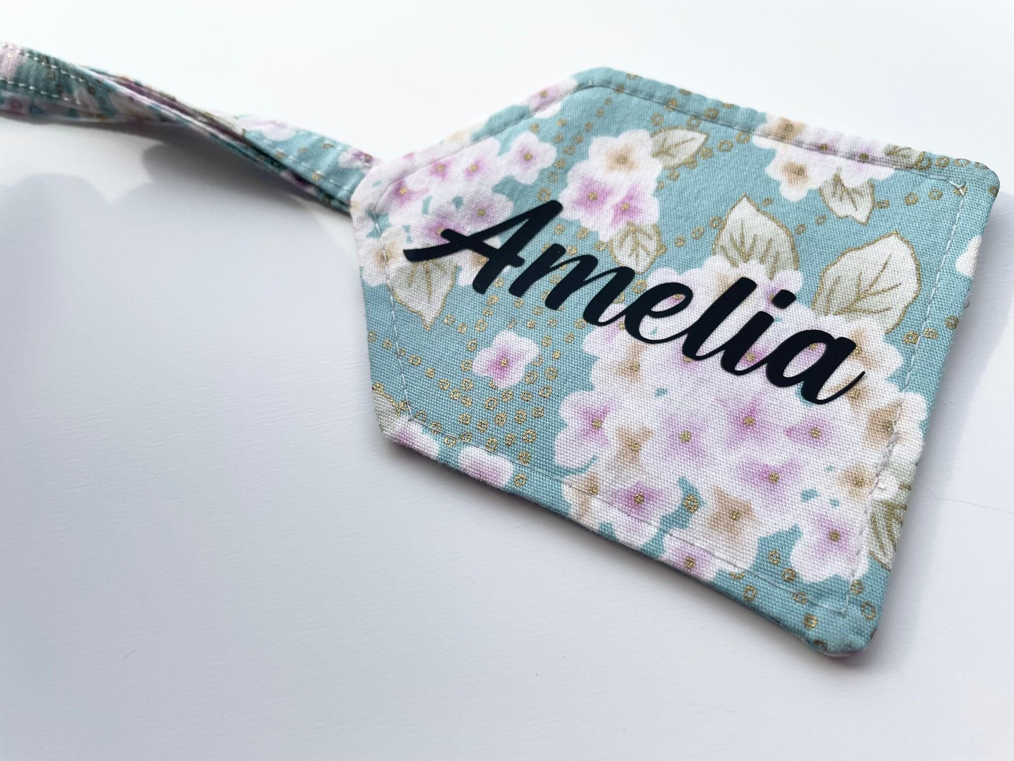 Fabric Backpack Name Tags for Kids School Bag Name Tag for Lunch Bag ...