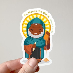 St. Moses the Black Sticker Catholic Gifts for Teens Catholic ...