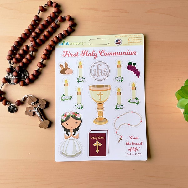 Communion Stickers - Etsy