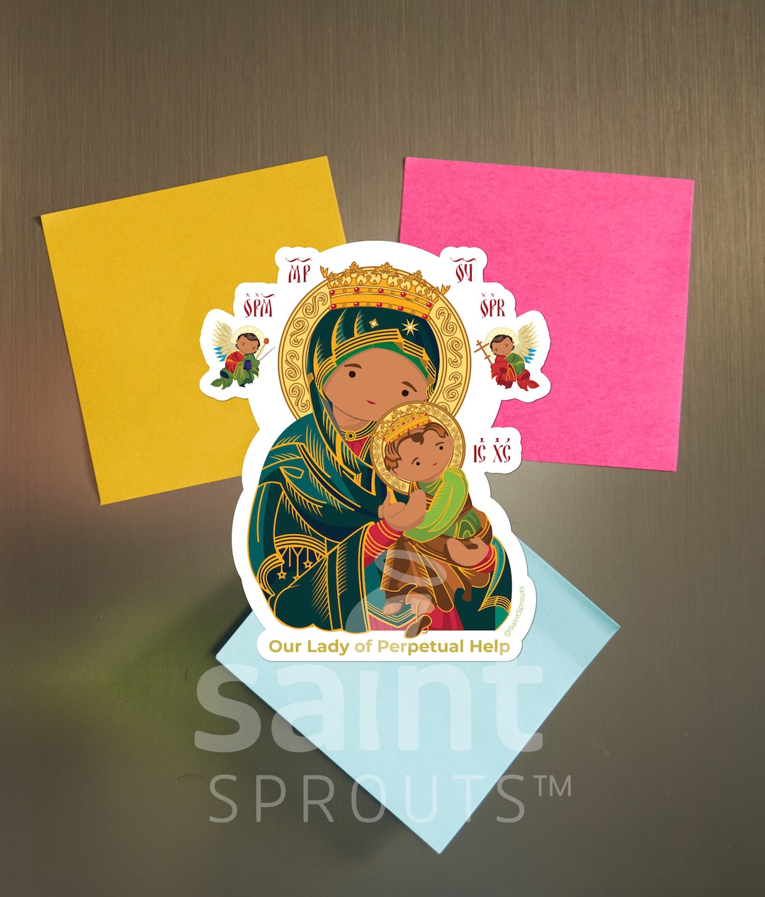 Our Lady of Perpetual Help Magnet Catholic Magnet Catholic Woman Gift ...