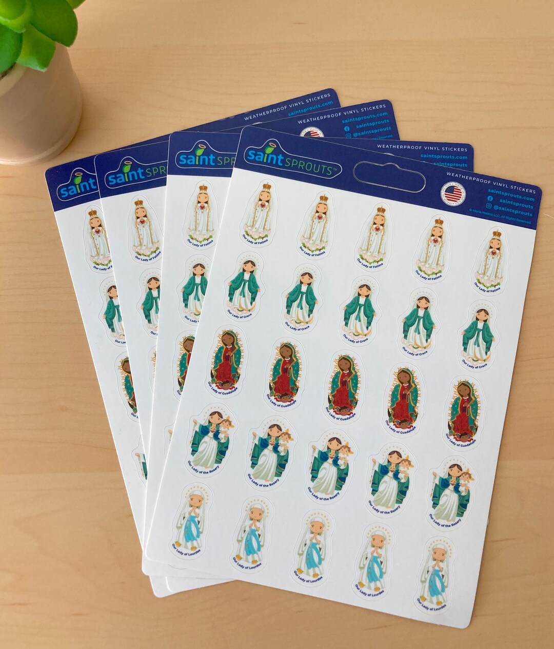 Mary Sticker Sheet Bullet Journal Stickers Planner Stickers - Etsy