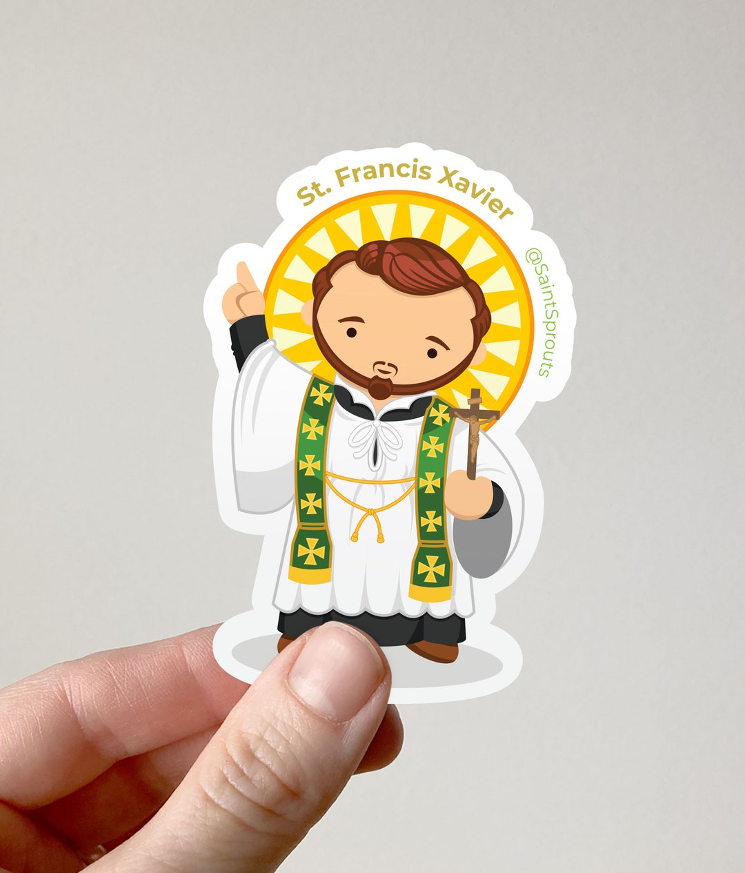 St. Francis Xavier Sticker | Jesuit Missionary | Apostle to the Indies ...