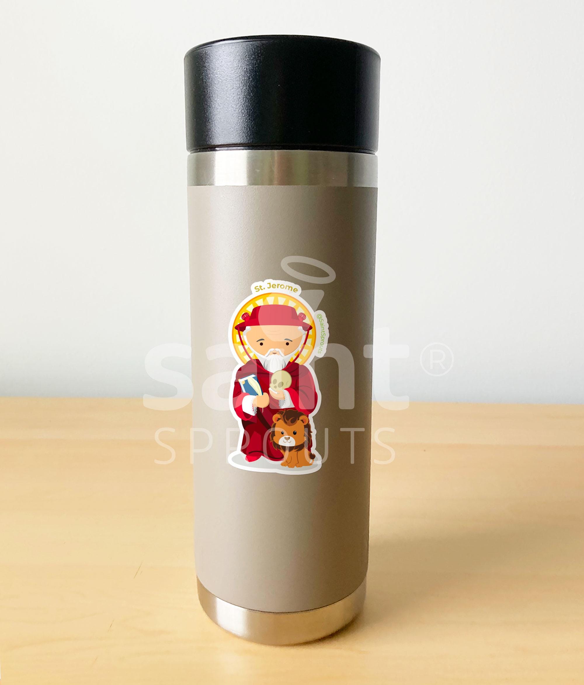 St. Jerome Sticker | Doctor of the Church | Vulgate Bible Translator ...