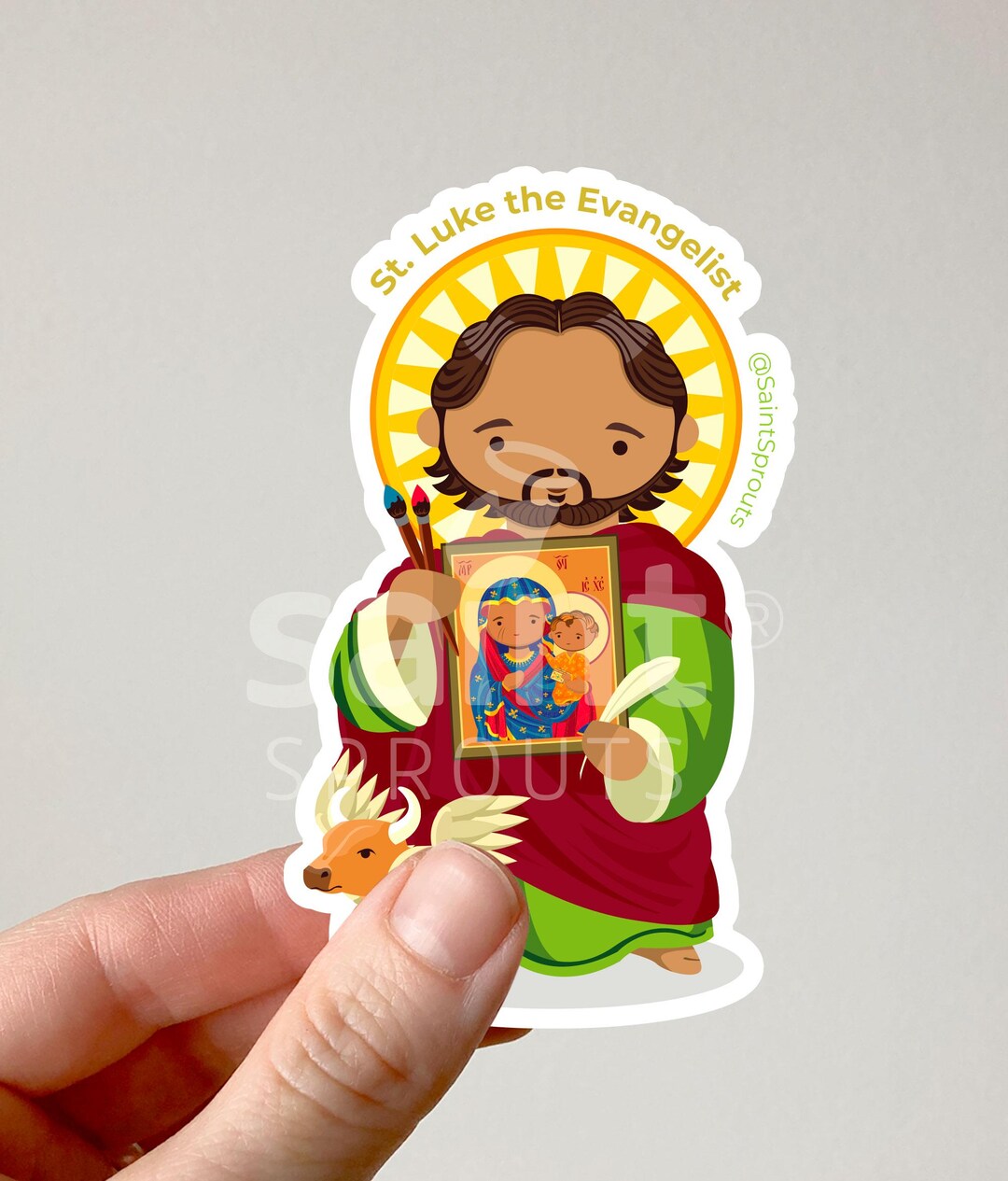 St. Luke Sticker Catholic Gifts for Teens Catholic Confirmation ...