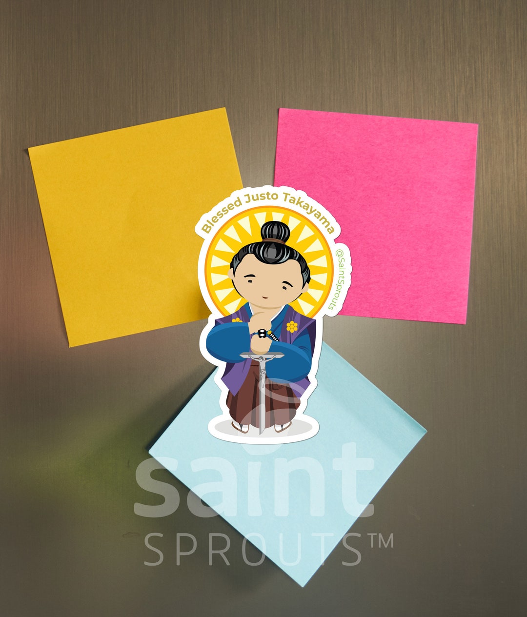 Blessed Justo Takayama Magnet | Catholic Samurai | Japanese Exile for ...