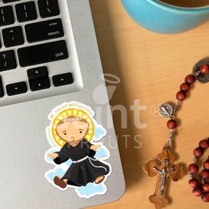 St. Joseph of Cupertino Sticker | Patron Saint of Students, Test Taking ...