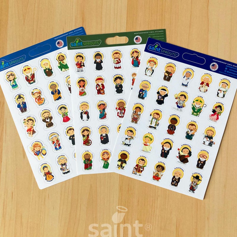 Catholic Stickers - Etsy