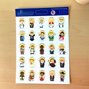 Saint Sticker Sheet Bullet Journal Stickers Planner Stickers Bible ...