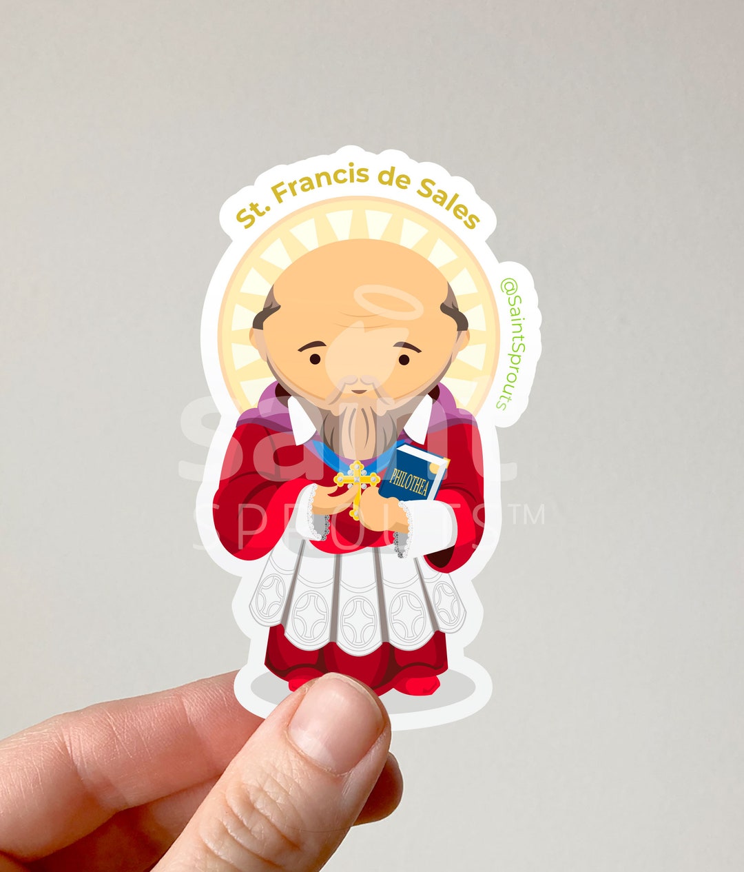 St. Francis De Sales Sticker Catholic Gifts for Teens Catholic ...