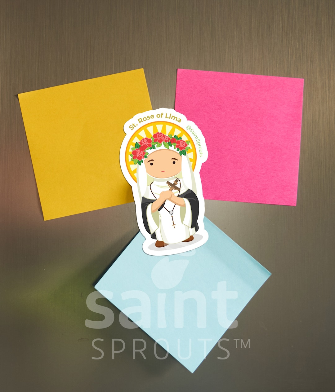 St. Rose of Lima Magnet | Catholic Saint Magnet | Patron of ...