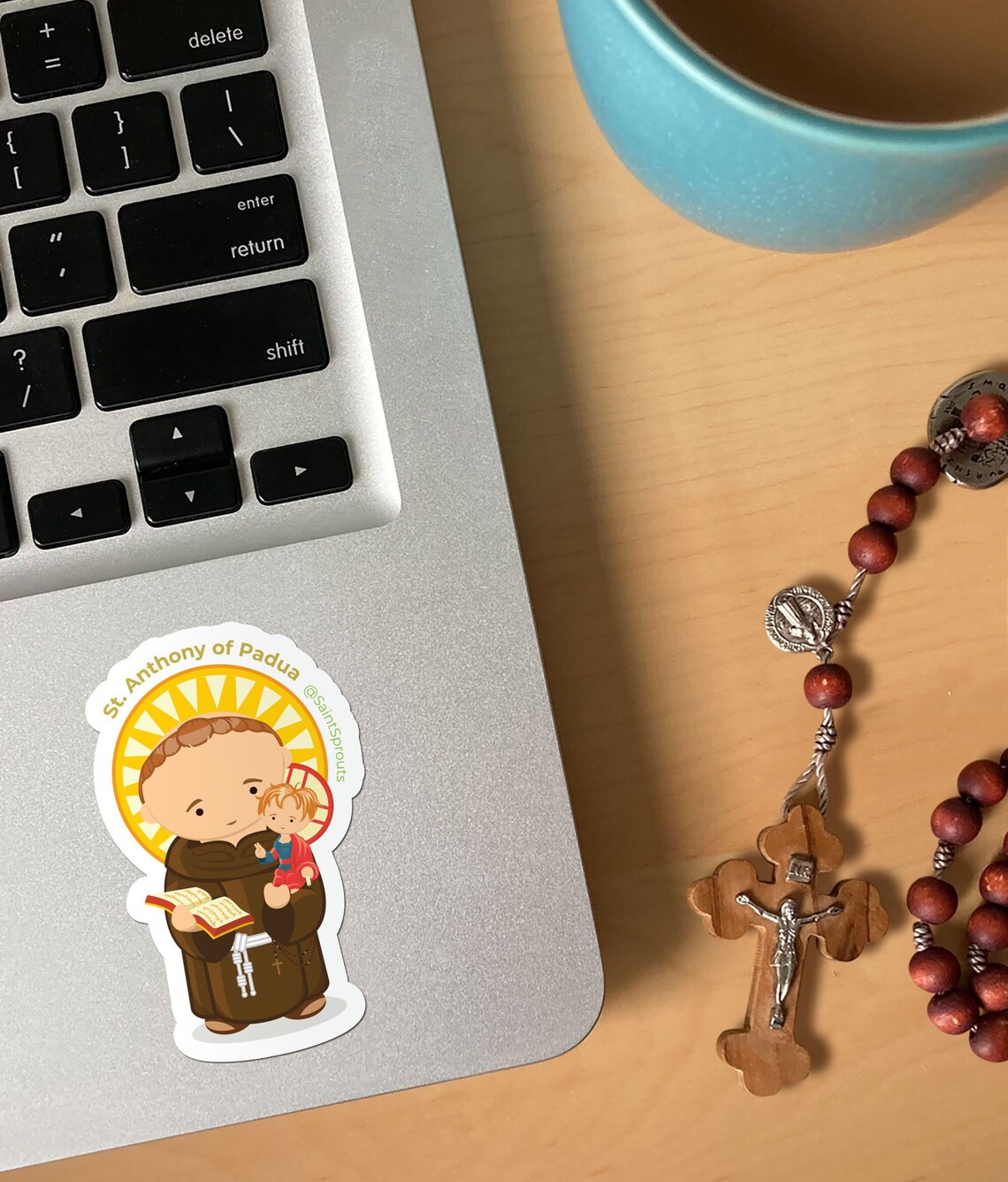 St. Anthony of Padua Sticker | Catholic Finder of Lost Things ...
