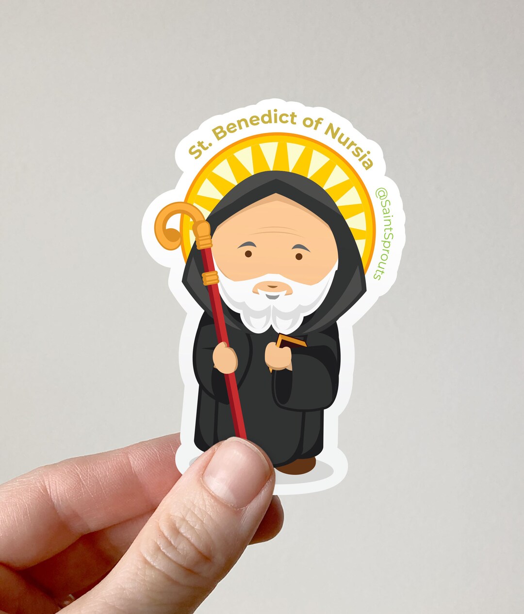 St. Benedict Sticker Catholic Gifts for Teens Catholic Confirmation ...