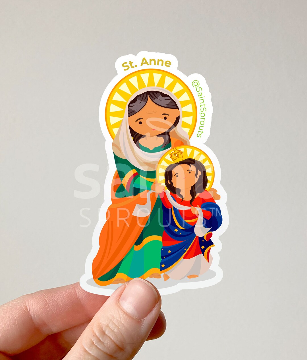 St. Anne Sticker Catholic Gifts for Teens Catholic Confirmation ...