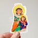 Saint Mary Magdalene Sticker Decal: Waterproof Catholic Gift (2pcs ...