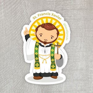 St. Francis Xavier Sticker | Jesuit Missionary | Apostle to the Indies ...