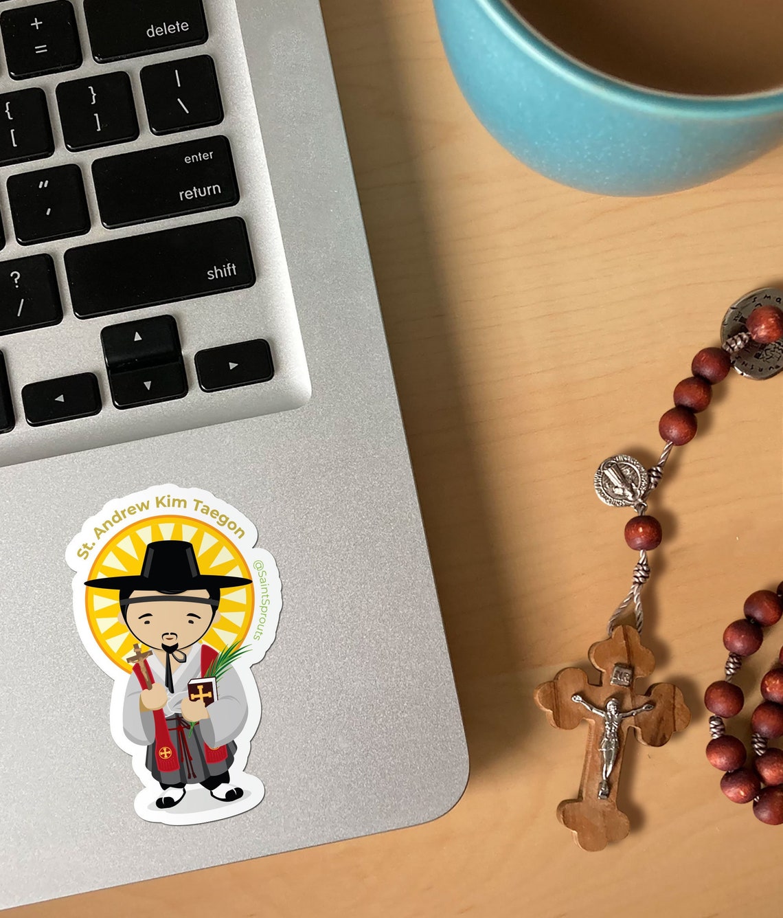 St. Andrew Kim Taegon Sticker Catholic Gifts for Teens - Etsy