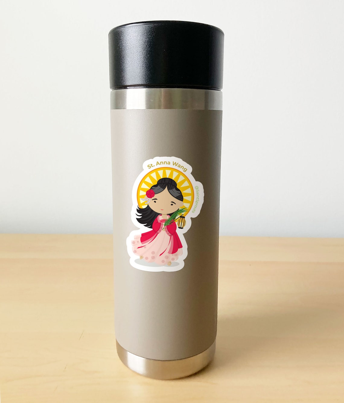 St. Anna Wang Sticker | Catholic Chinese Martyr | Teen Saint Vinyl ...