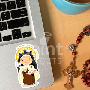 St. Teresa of Avila Sticker | Doctor of the Church | Catholic Mystic ...